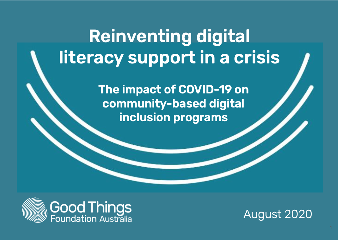 Reinventing digital literacy support in a crisis | Good Things Foundation